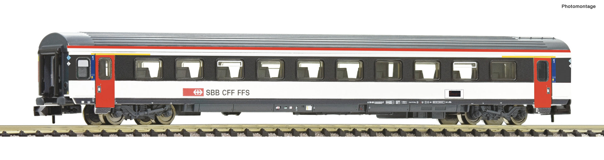 Fleischmann N 6260014 1st class passenger coach SBB era VI DC 2023 New – Euro Model Trains
