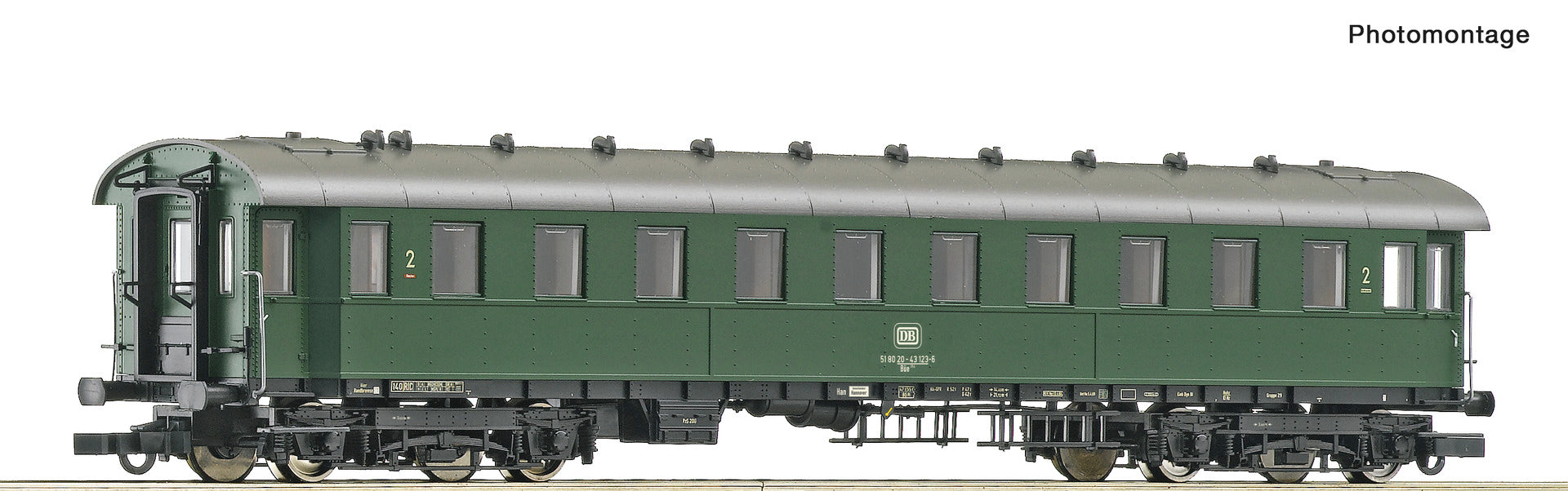 Roco HO 74866 Standard express train coach 2nd class DB era IV DC 2023 – Euro Model Trains