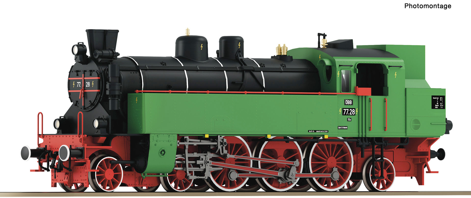 Roco HO 78084 Steam locomotive 77.28 ÖBB era IV AC 2023 New Item – Euro Model Trains
