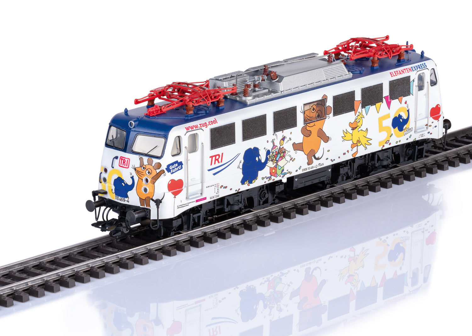 Trix HO 22611 TRI Electric Locomotive cl110 469-4 E. VI Mouse Summer 2 ...