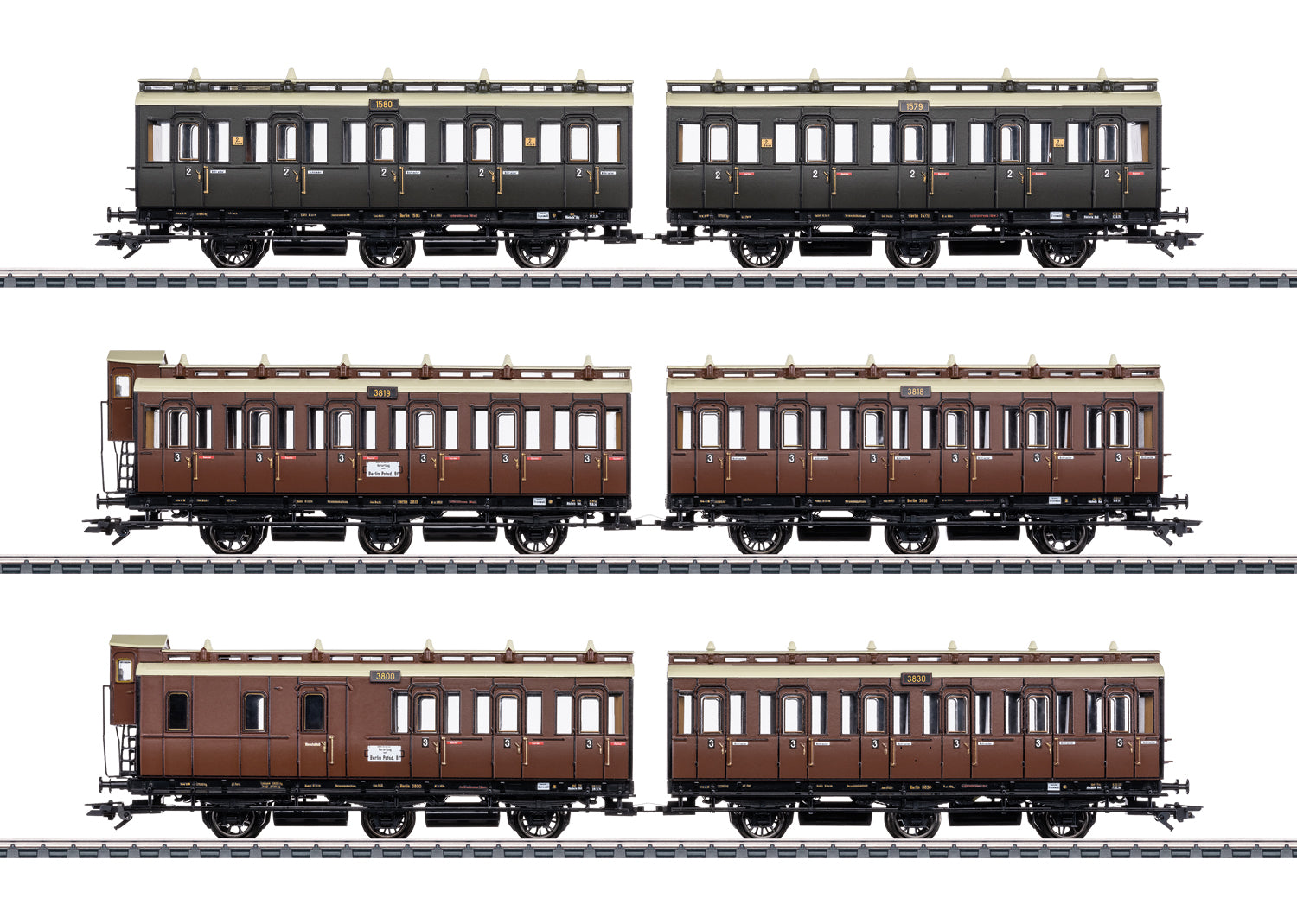 Marklin HO 42047 Compartment Car Set 2025 New Item – Euro Model Trains