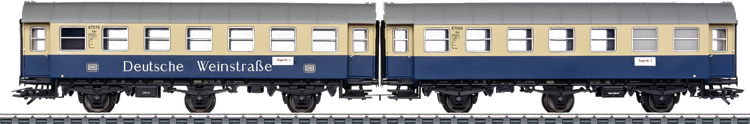 Marklin HO 43188 Deutsche WeinstraÃ e Car Pair Summer 2025 New Item ...