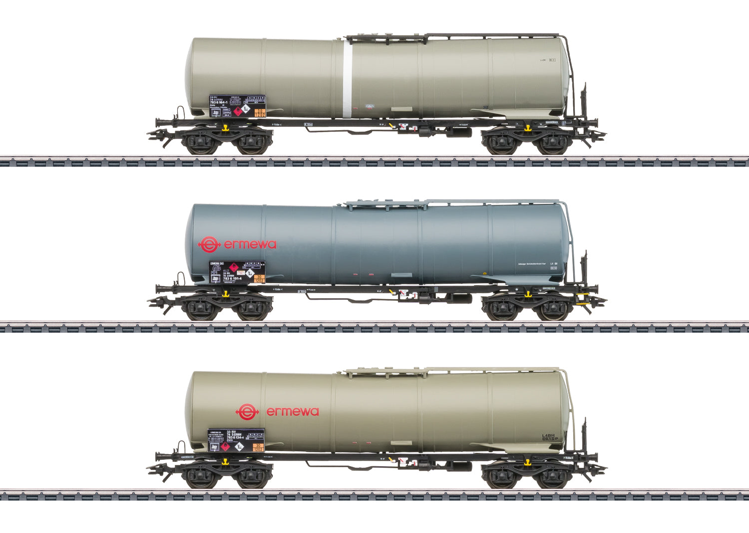 Marklin HO 46545 S-ERMEWA Tank Car Set Era VI Summer 2024 New Item ...