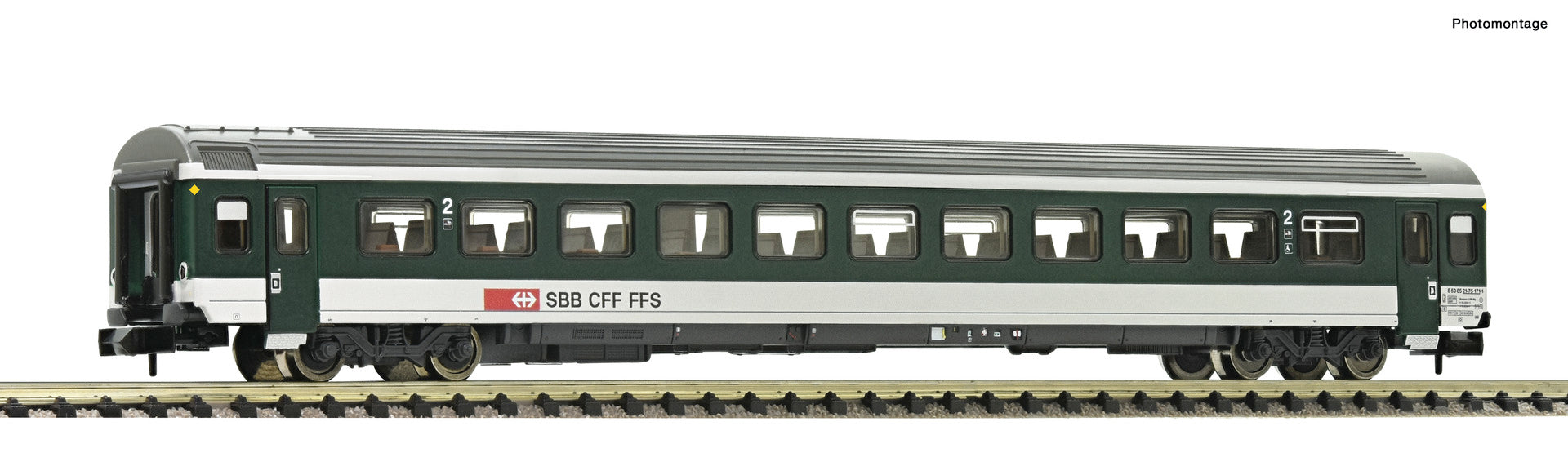 Fleischmann N 6260058 2nd class coach SBB era V DC 2025 New Item – Euro ...