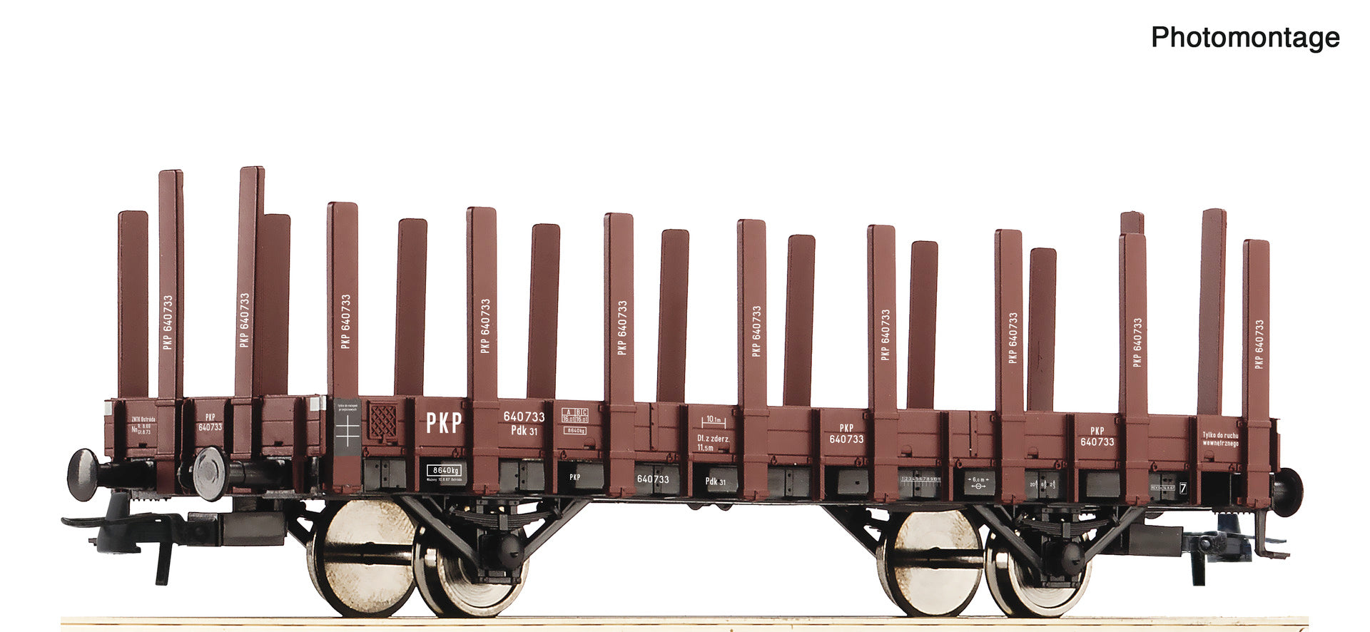 Roco HO 6600148 Stake wagon PKP era III DC 2025 New Item – Euro Model ...