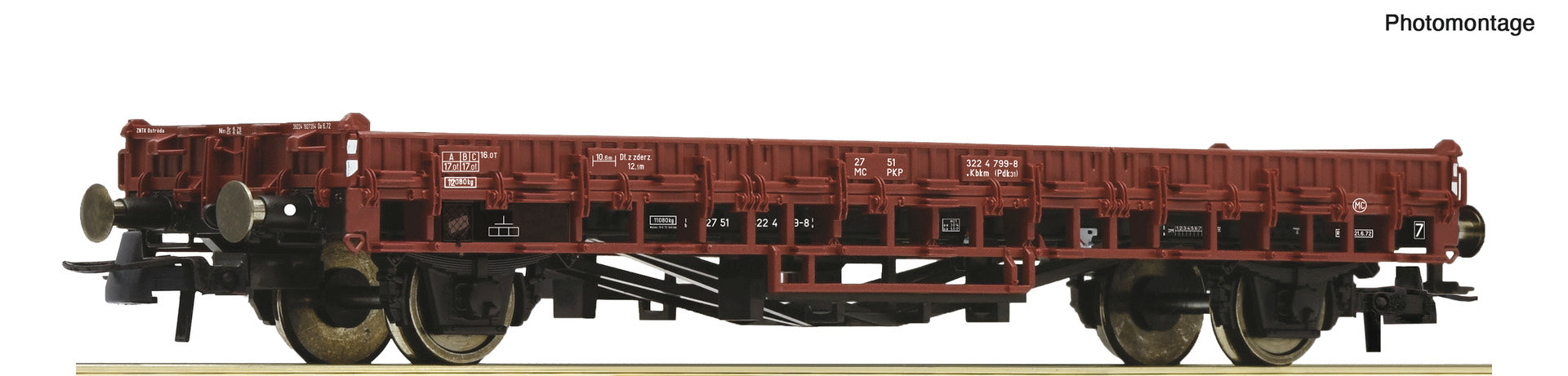 Roco HO 6600149 Low side wagon PKP era IV DC 2025 New Item – Euro Model ...