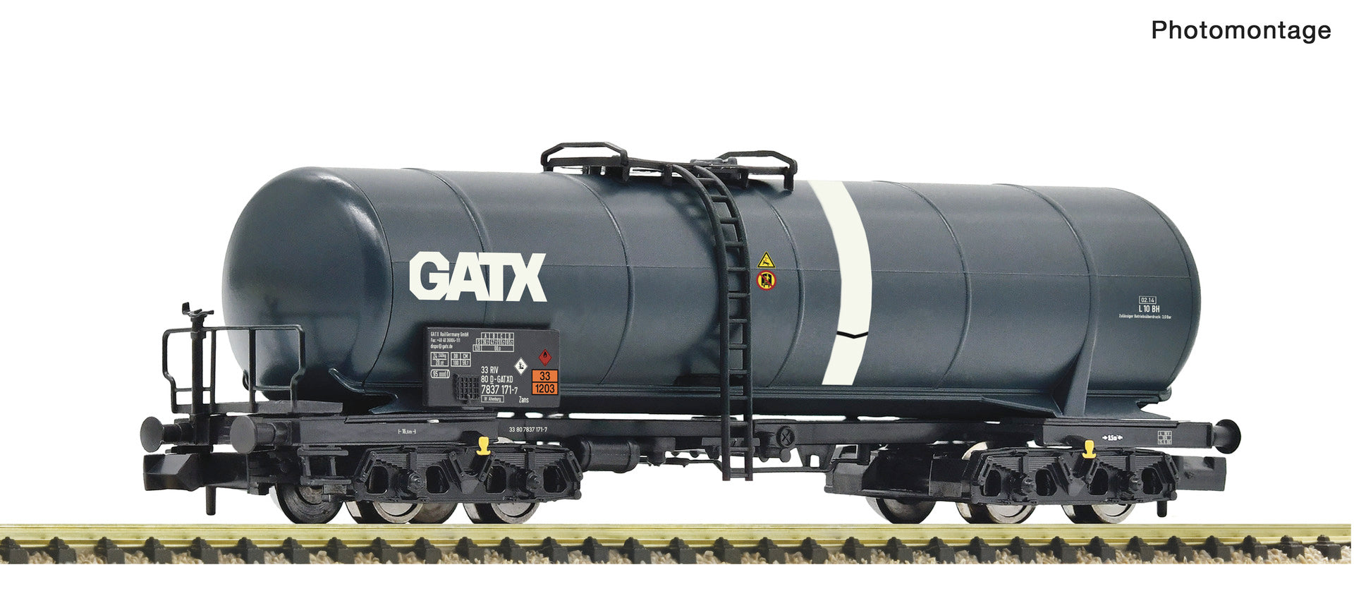Fleischmann N 6660107 Tank wagon GATX era VI DC 2025 New Item – Euro ...