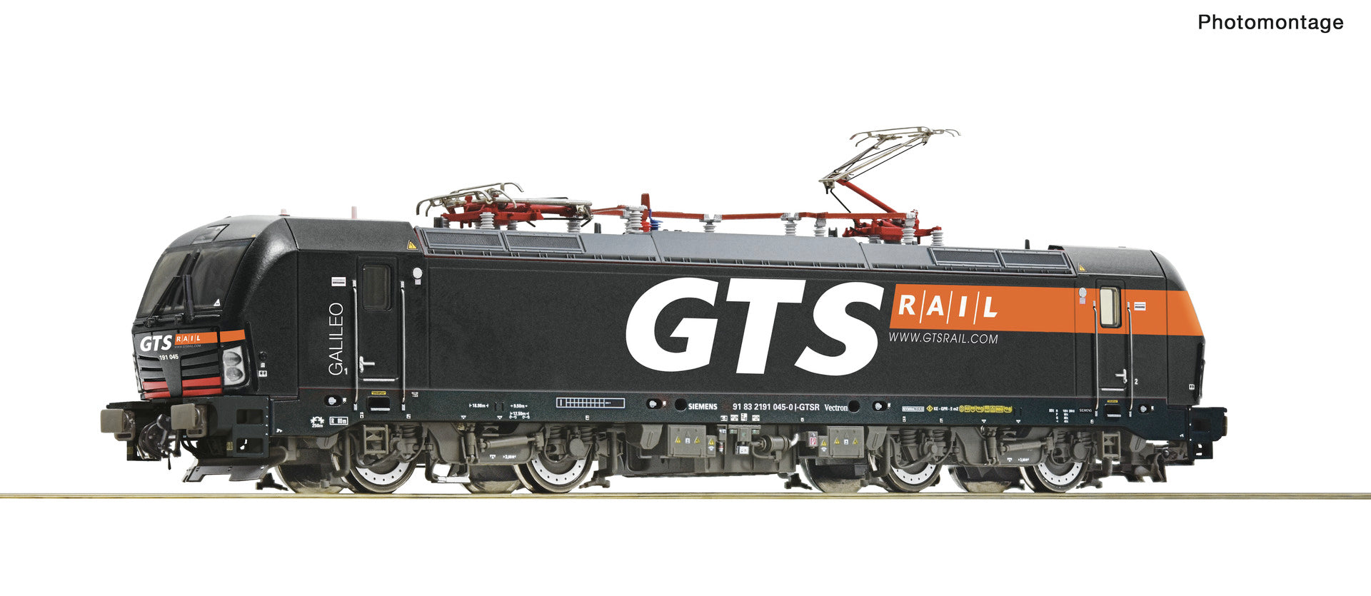 Roco HO 70323 Electric locomotive BR 191 GTS Rail era VI DC 2025 New I ...