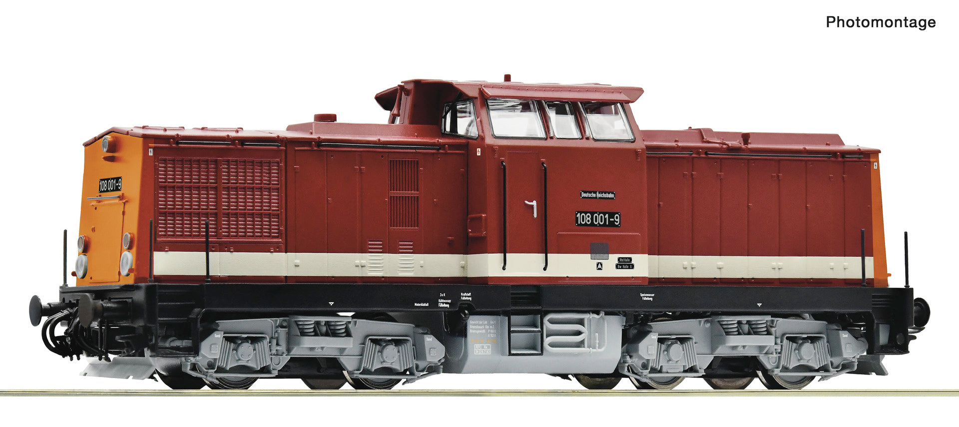 Roco HO 70818 Diesel locomotive 108 001-9 Snd. era IV DC 2025 New Item ...