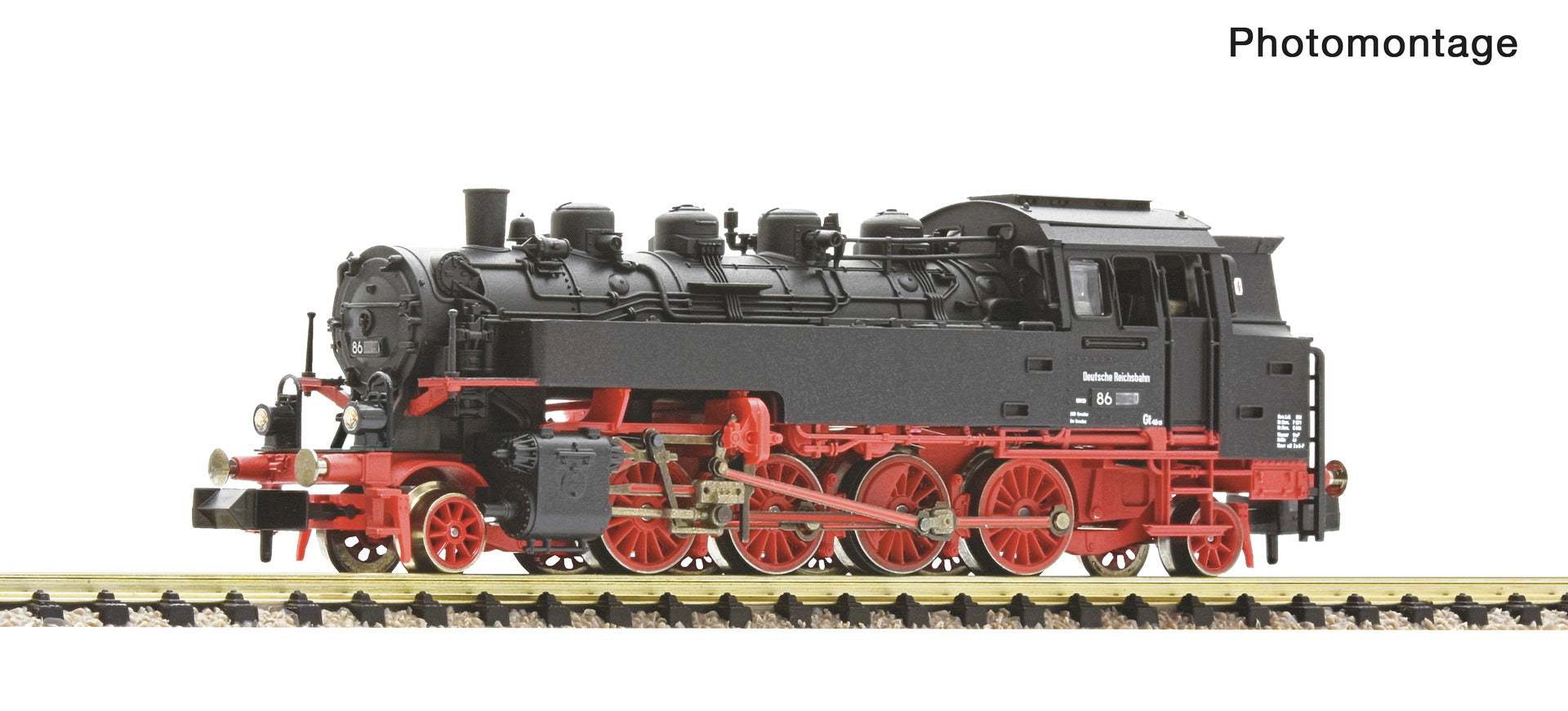Fleischmann N 7170016 Steam locomotive 86 049 DR era III DC 2025 New I ...
