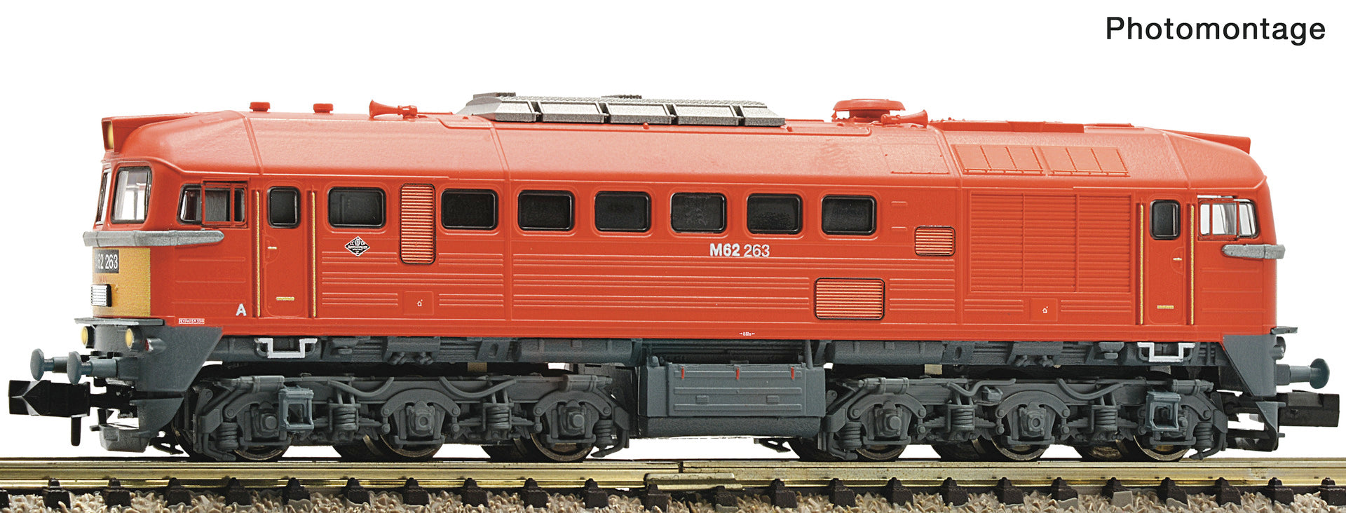 Fleischmann N 7360025 Diesel locomotive M62 263 MAV era IV DC 2025 New ...