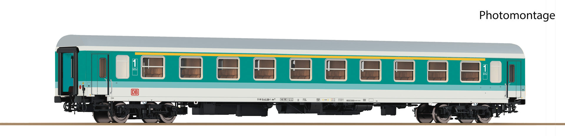 Roco HO 74807 1st class passenger coach era V DC 2025 New Item – Euro ...