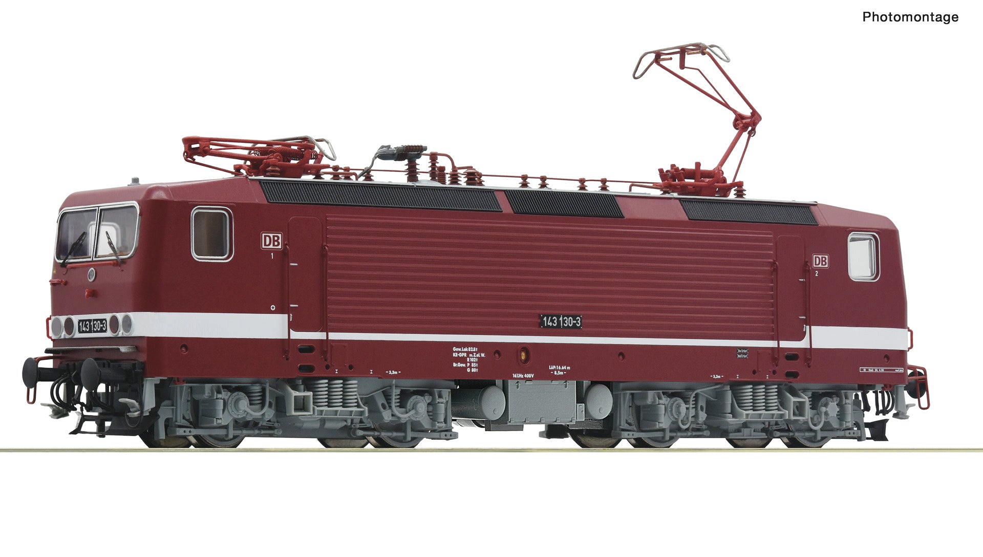 Roco HO 7510066 Electric locomotive 143 130-3 Snd. era V DC 2025 New I ...