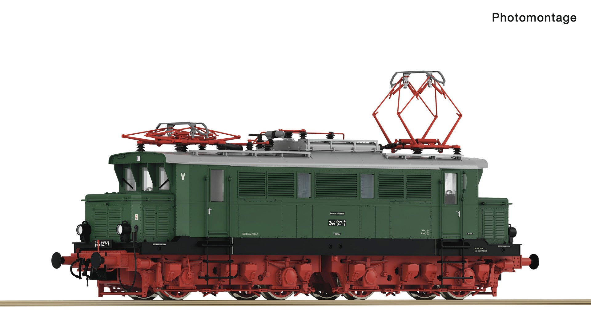 Roco HO 7510079 Electric locomotive 244 127-7 Snd. era IV DC 2025 New ...