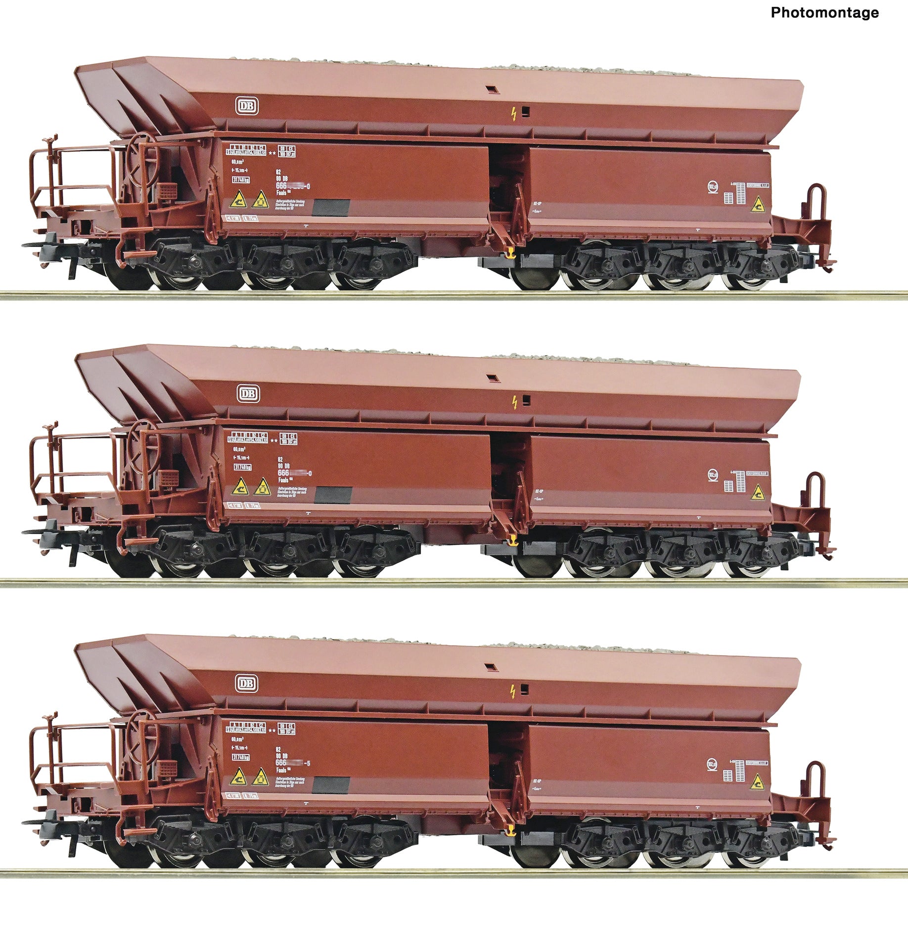 Roco HO 77031 3 pcs. Set 2: Ore Cart era IV DC 2026 New Item – Euro ...