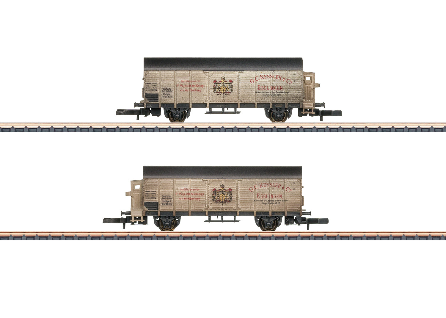 Marklin Z 82553 'Sparkling Wine Transport' Freight Car Set Era II Fall ...
