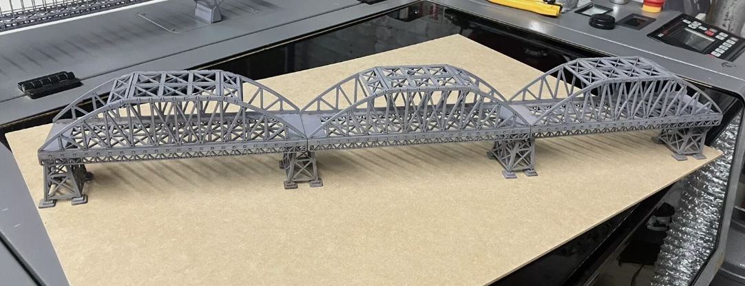 Szilagi Design Z scale SD003 24” Double Track Triple Span Bridge Kit w ...