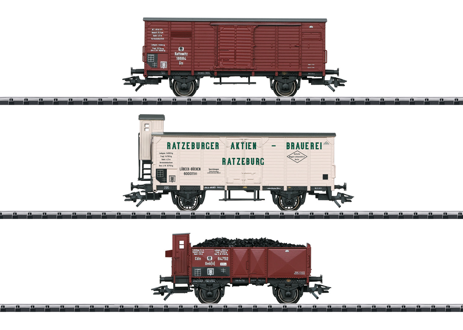 Trix HO 24148 Car Set for T3, KPEV, Ep. I – Euro Model Trains