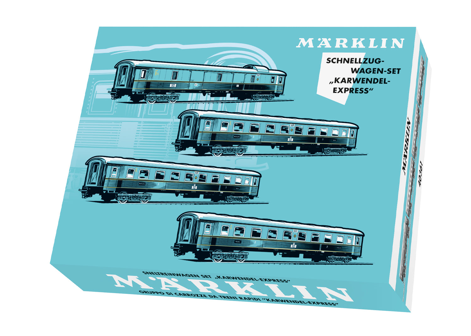 Marklin HO 40361 Karwendel Express Express Train Car Set 2024 New Item ...