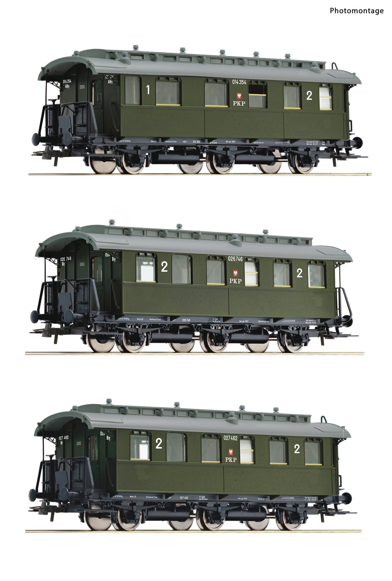 Roco HO 6200059 3-piece set: Passenger coaches PKP era III DC 2024 New ...