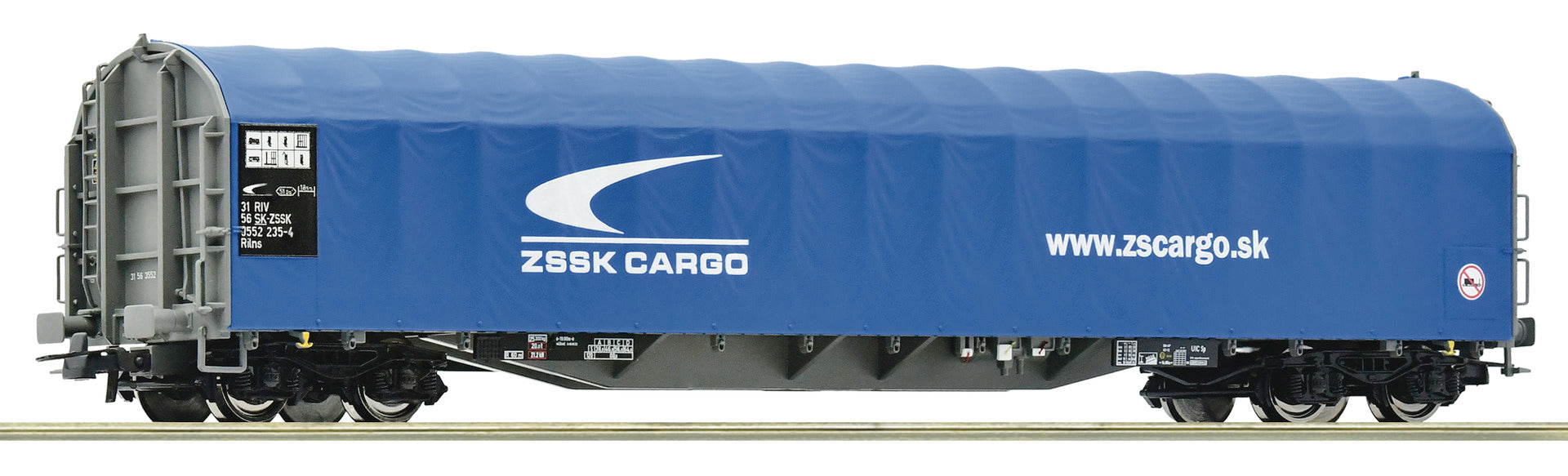 Roco HO 6600050 Sliding tarpaulin wagon ZSSK Cargo era VI DC 2024 New ...