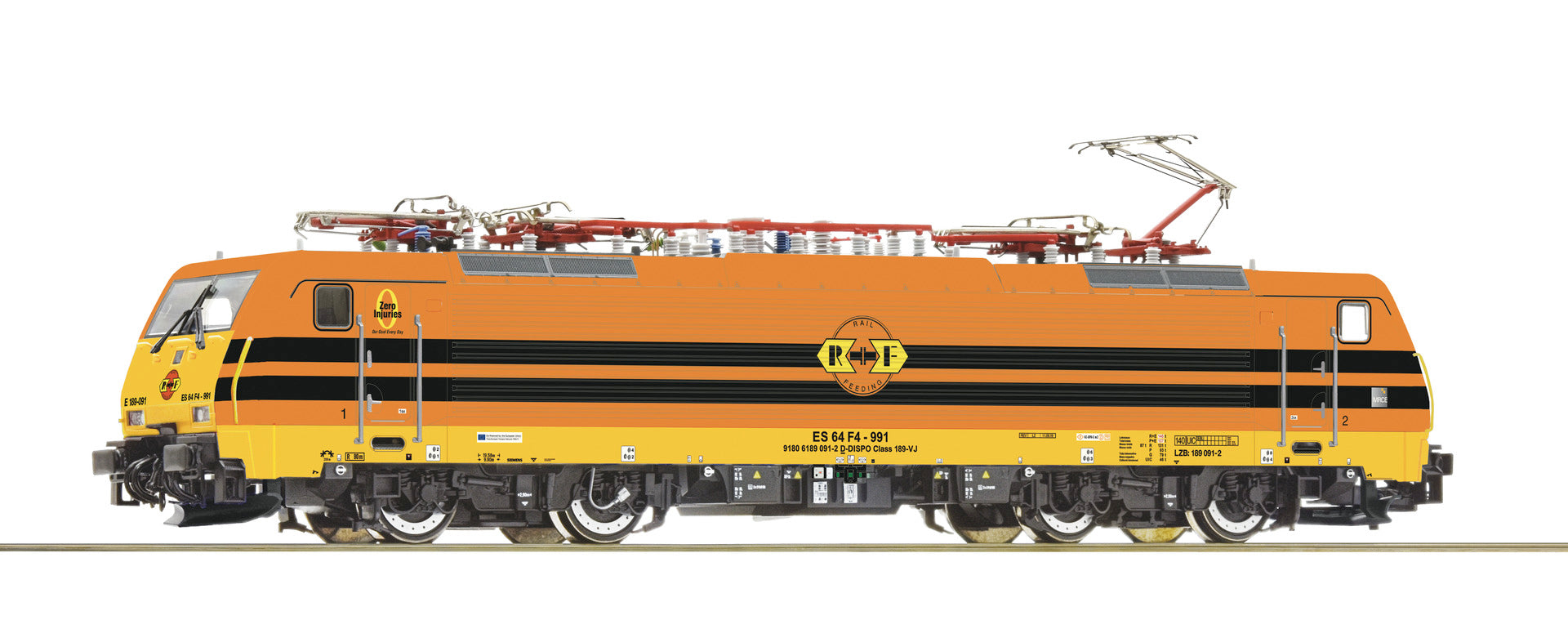 Roco HO 70692 Electric locomotive 189 091-2 RRF era VI DC 2023 New Ite ...
