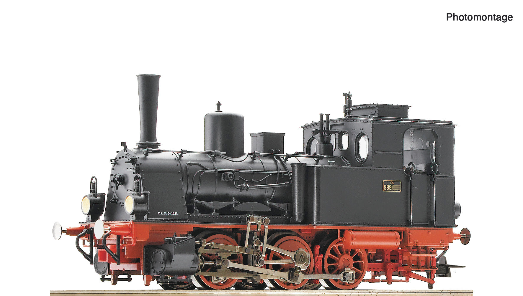 Roco HO 7110003 Steam locomotive series 999 FS era III DC 2024 New Ite ...