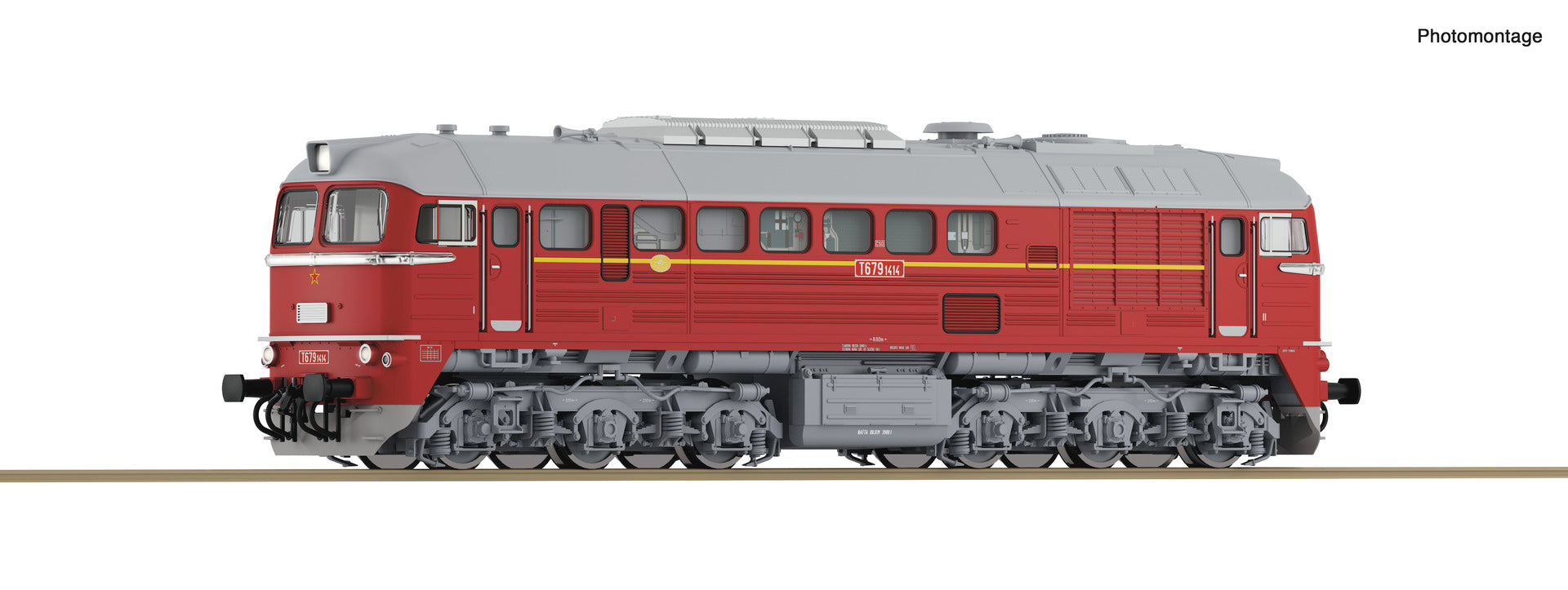 Roco HO 7300040 Diesel locomotive T 679.1 CSD era IV DC 2024 New Item ...
