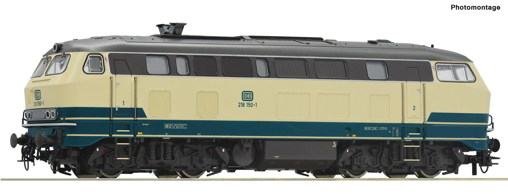 Roco HO 7310010 Diesel locomotive 218 150-1 DB era IV DCC 2023 New Ite ...