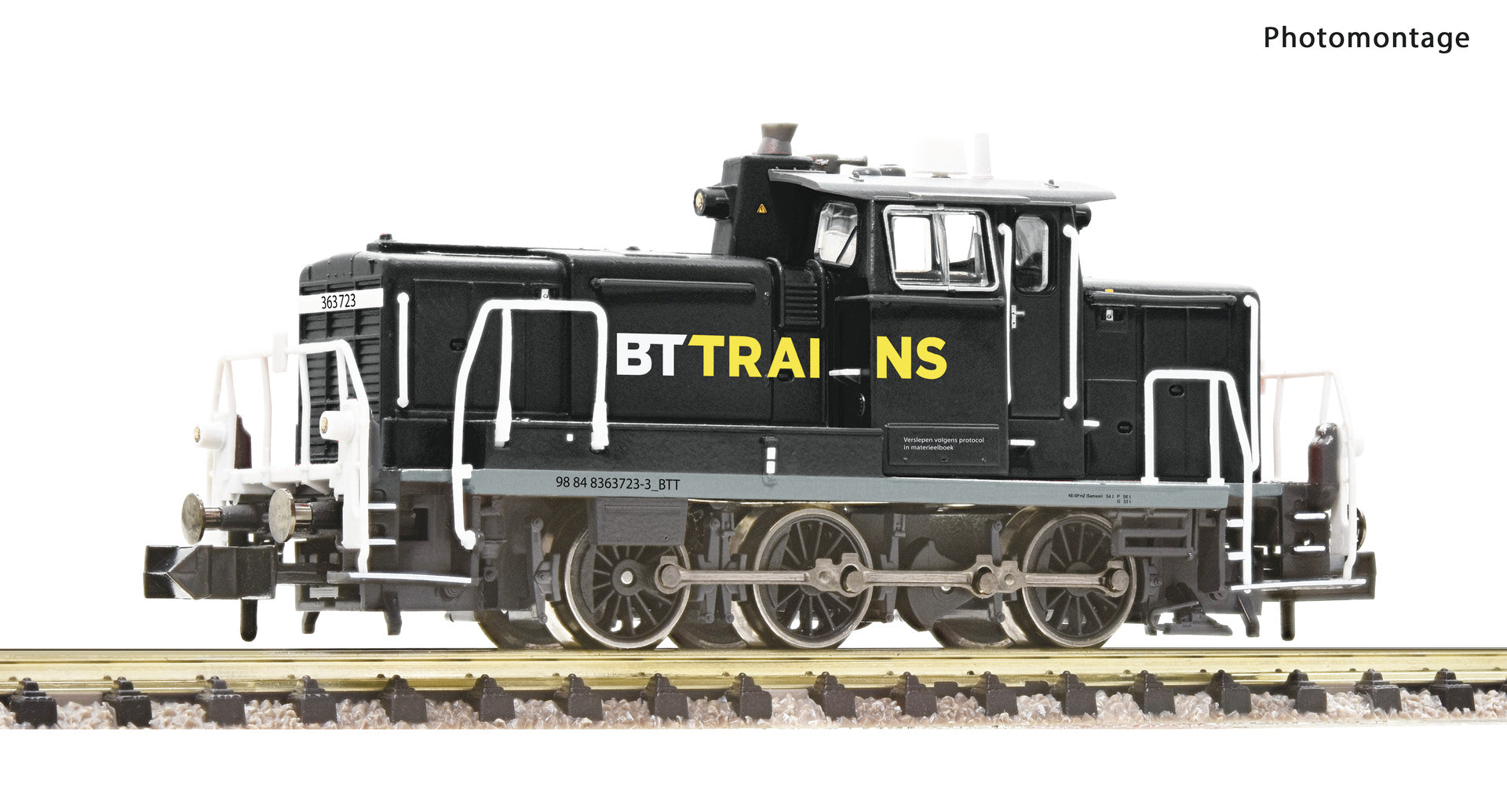 Fleischmann N 7360013 Diesel locomotive 363 723 -3 BT Trains era VI DC ...
