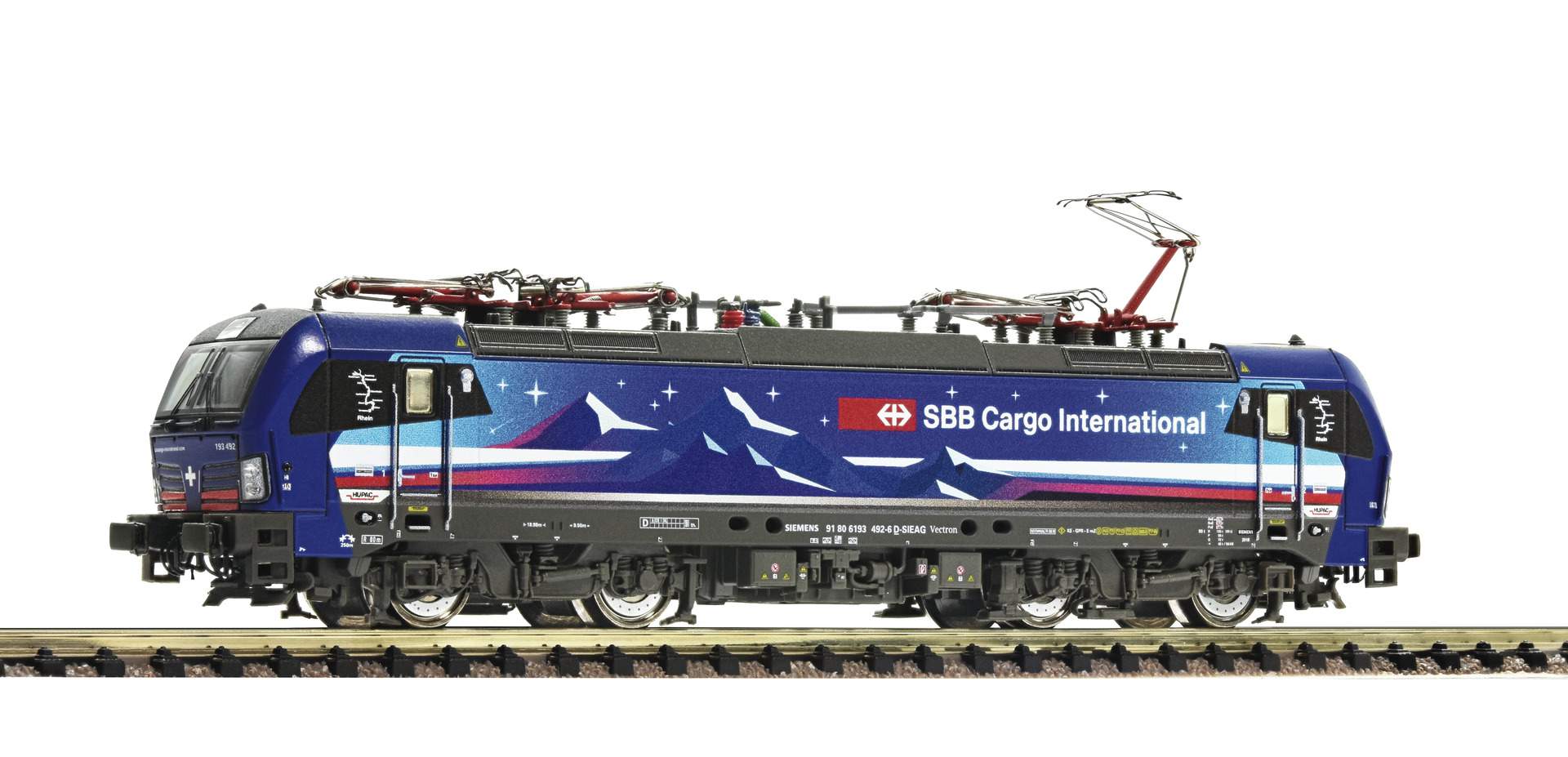 Fleischmann N 739390 Electric locomotive class 193, HUPAC DCC Sound ...