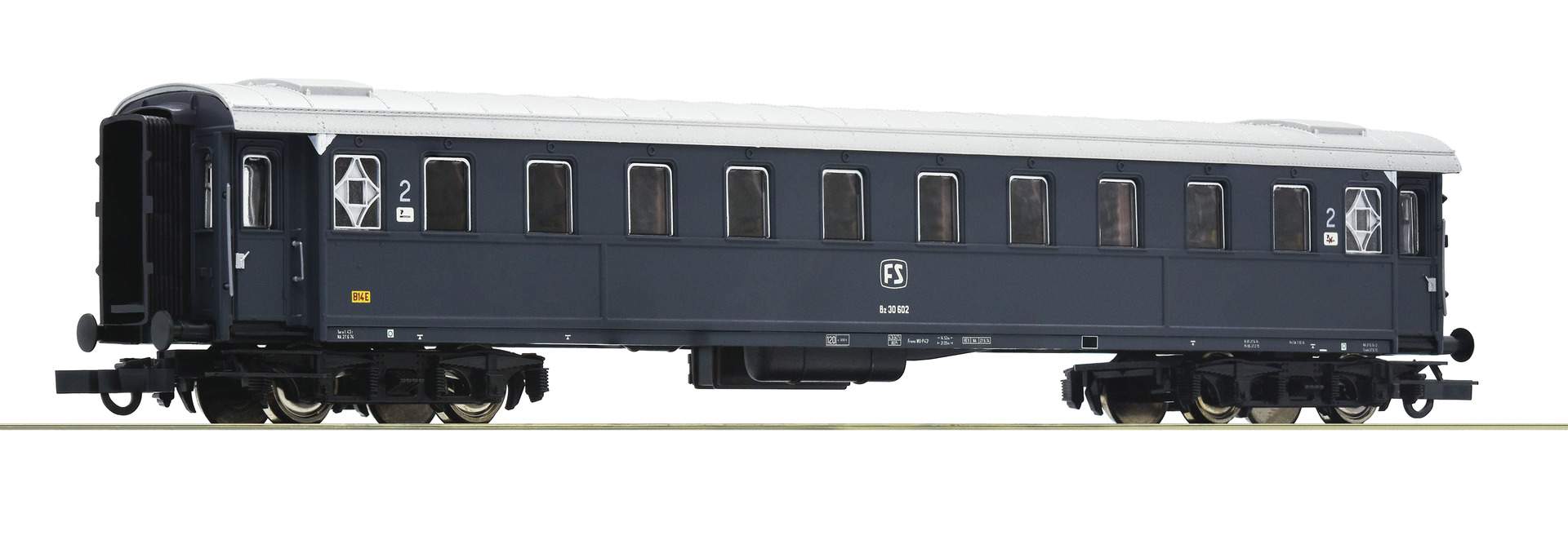 Roco HO 74603 2nd class passenger coach, FS – Euro Model Trains