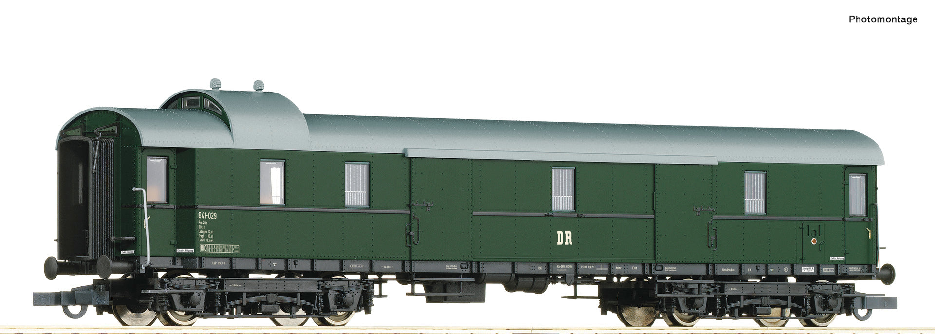 Roco HO 74864 Standard baggage wagon DR era III DC 2023 New Item – Euro ...