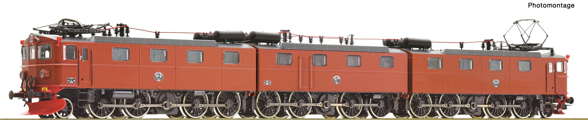 Roco HO 7500006 Electric locomotive Dm3 SJ era III DC 2023 New Item ...