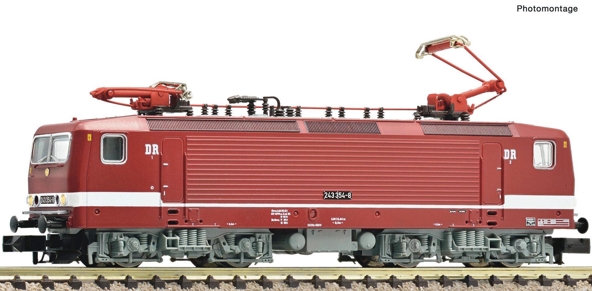 Fleischmann N 7570015 Electric locomotive BR 24 3 DR era IV DC 2024 Ne ...