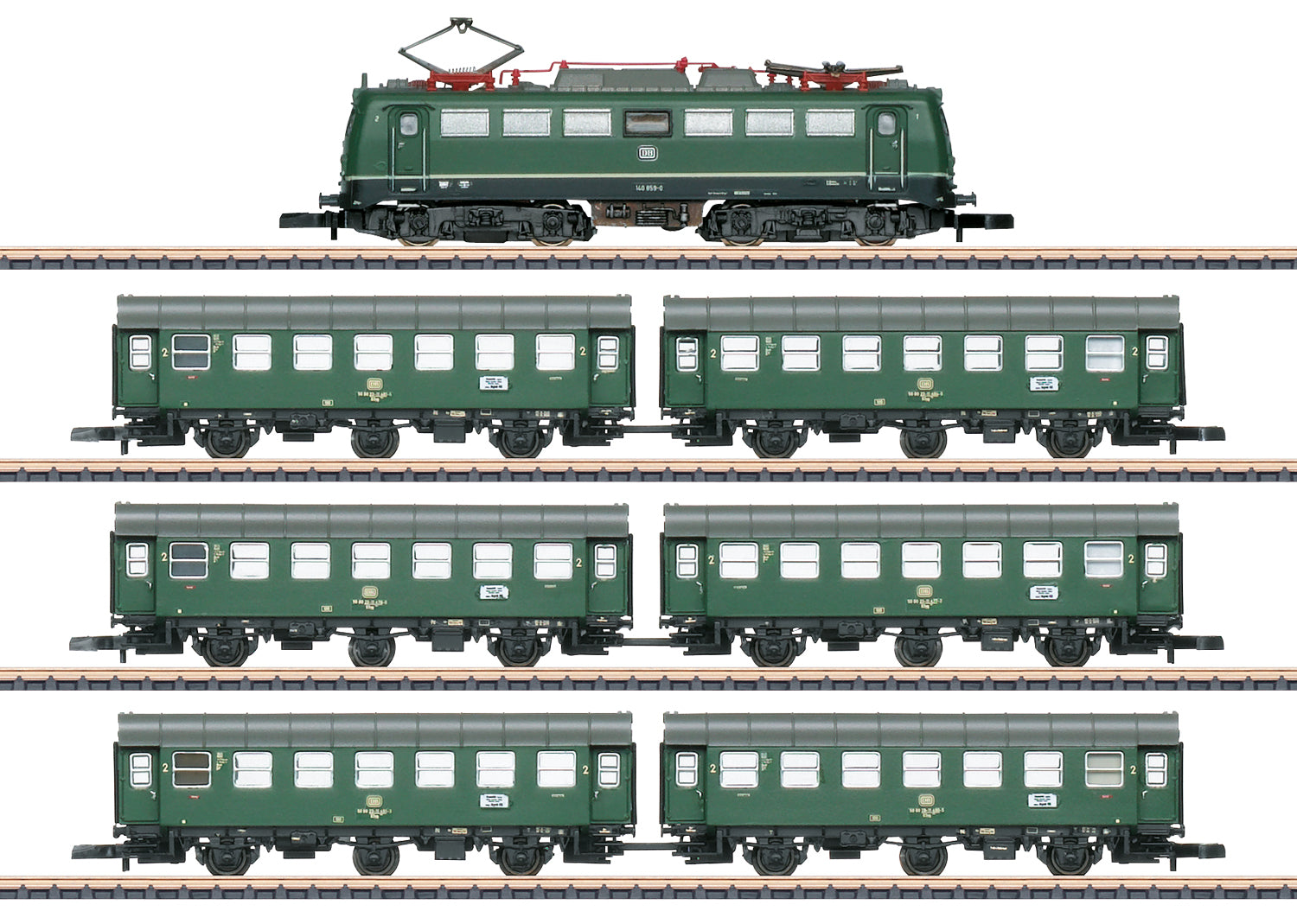 Marklin Z 81304 DB EP Long-Distance Train Set. IV Fall 2023 New Item ...
