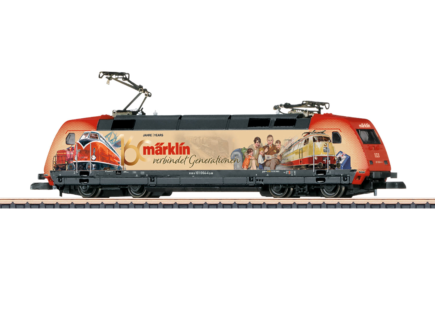 Marklin Z 88677 160 Years of Märklin cl 101 064-4 Electric Locomotive ...