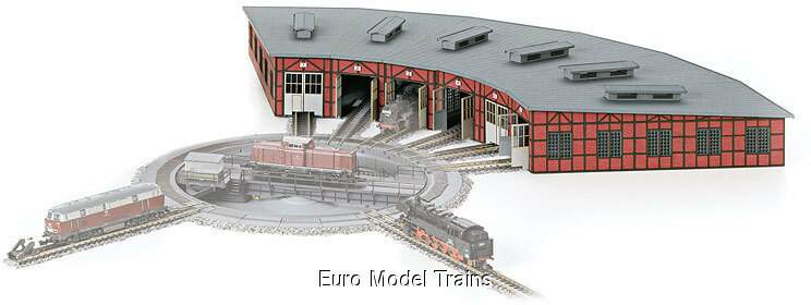 Marklin Z 89835 Roundhouse -- Laser-Cut Card Kit – Euro Model Trains